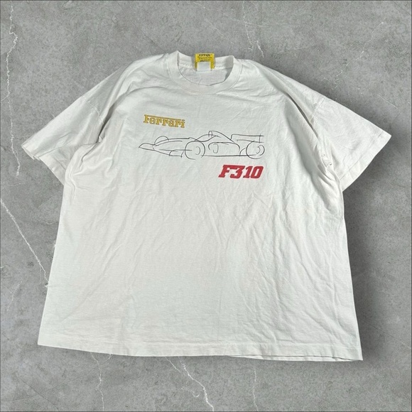 Diana Ferrari | Shirts | Vintage Ferrari F3 Shirt Mens 2xl White 90s ...